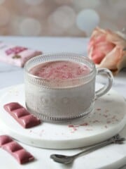 Ruby Hot Chocolate (Pink Hot Chocolate) - Brunch & Batter