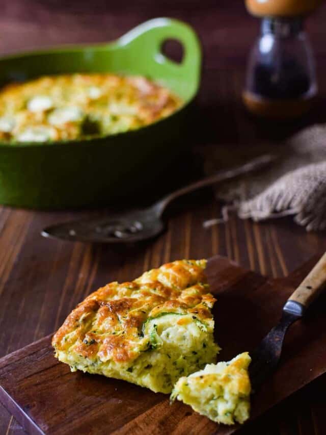 Crustless Zucchini Pie - Brunch & Batter