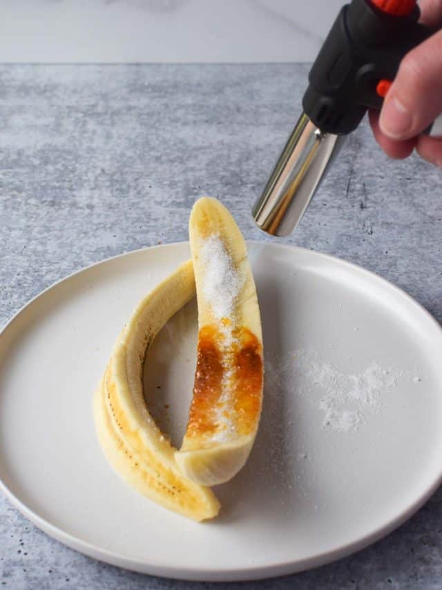 Brûlée Banana Split with Yogurt - Brunch & Batter