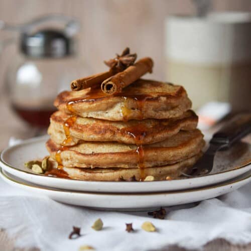 Double Chai Spiced Pancakes - Brunch & Batter