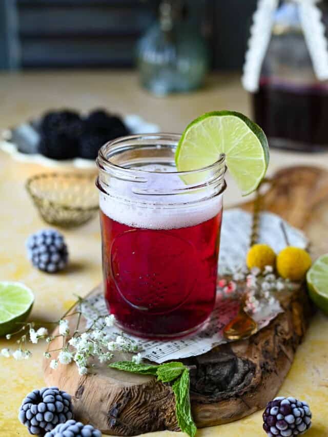 Sparkling Blackberry Soda - Brunch & Batter
