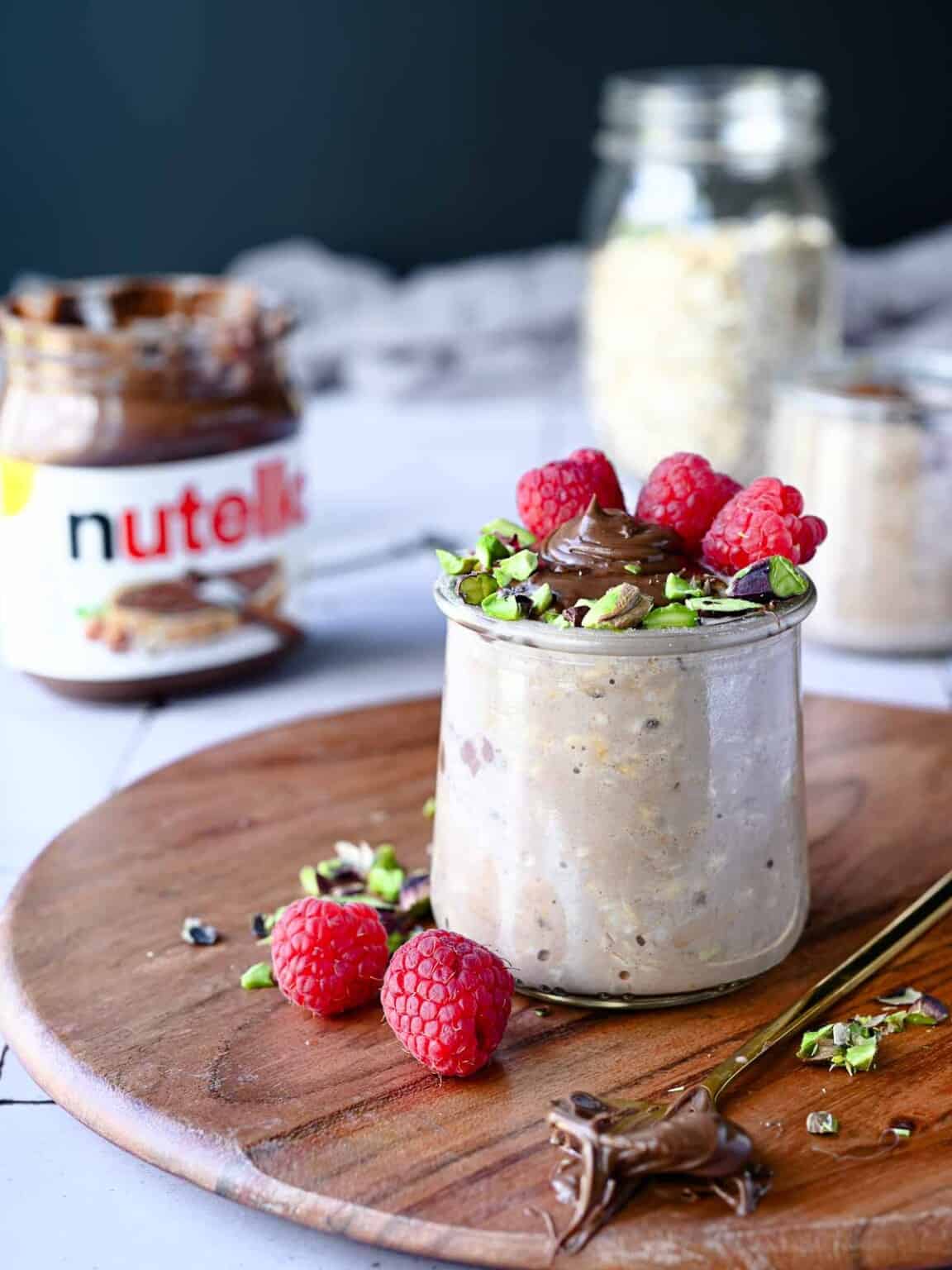 Nutella Overnight Oats - Brunch & Batter