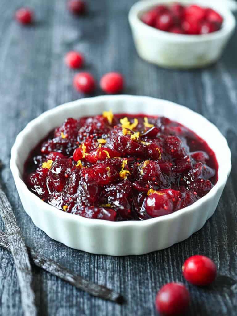Vanilla Cranberry Compote - Brunch & Batter