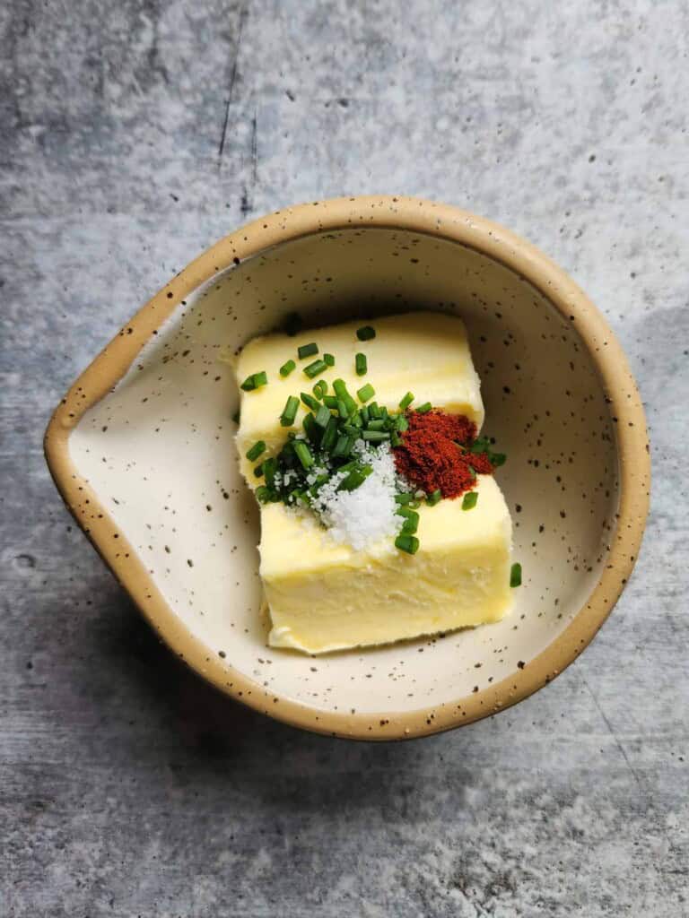 Smoked Chive Butter - Brunch & Batter