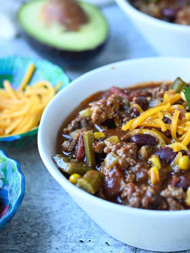Fire Roasted Chili with Turkey - Brunch & Batter