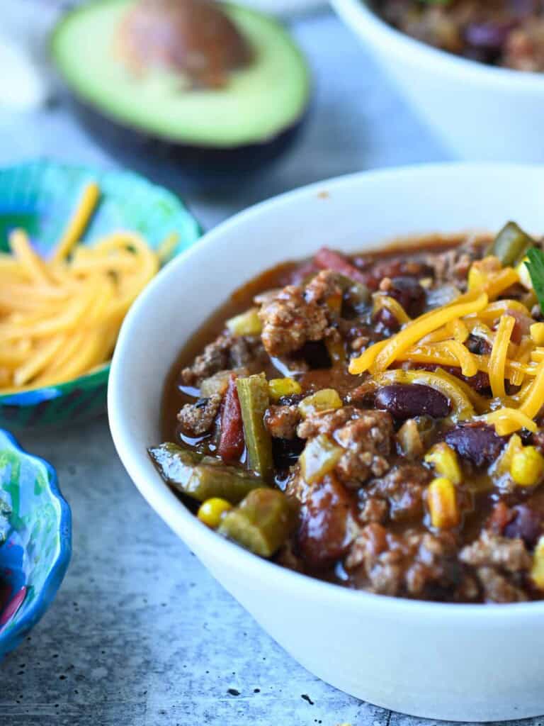 Fire Roasted Chili with Turkey - Brunch & Batter