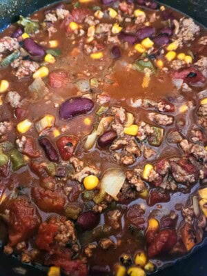 Fire Roasted Chili with Turkey - Brunch & Batter
