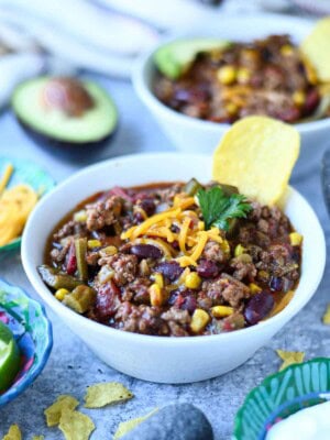 Fire Roasted Chili with Turkey - Brunch & Batter
