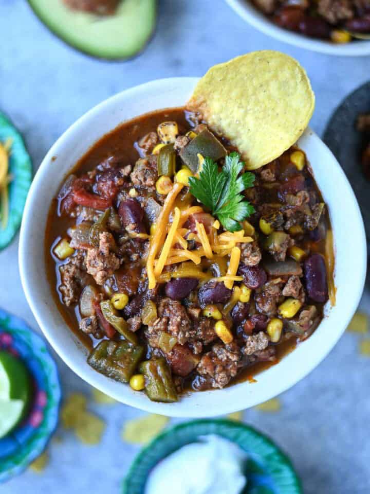 Fire Roasted Chili with Turkey - Brunch & Batter