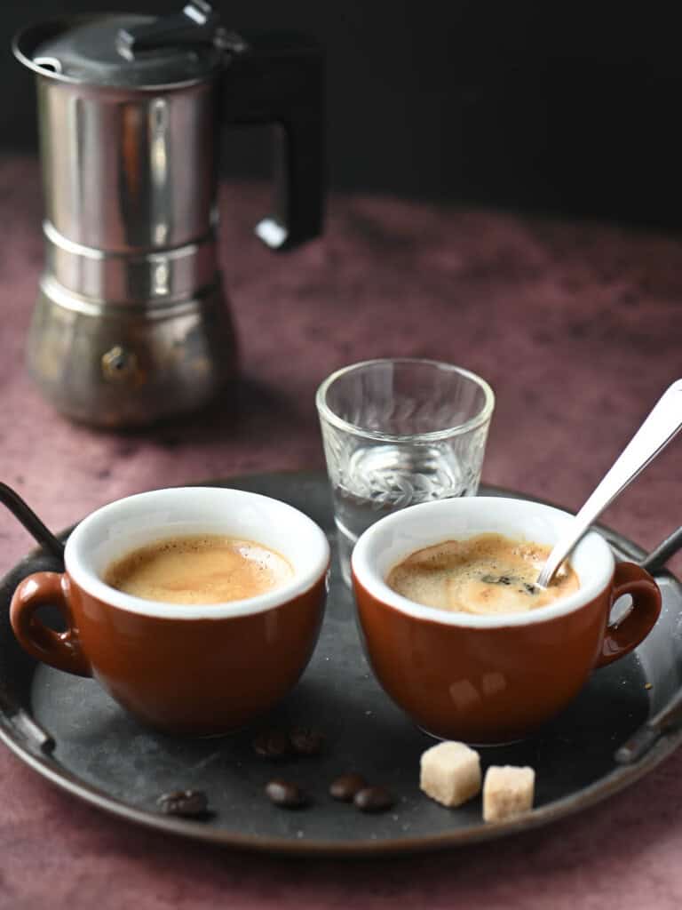 Caffè Corretto (Italian Coffee with Liquor) - Brunch & Batter